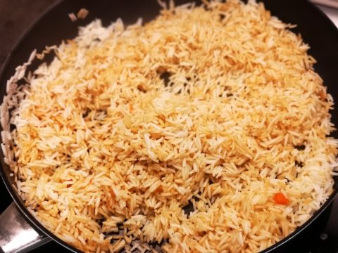 Step by step recipe: Rice three delights. - Lucas Eating - Food Blog